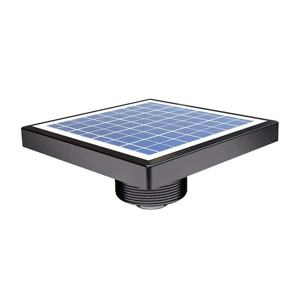 QuietCool Solar Utility Fan for Sheds, Greenhouses, Portable Restrooms ...