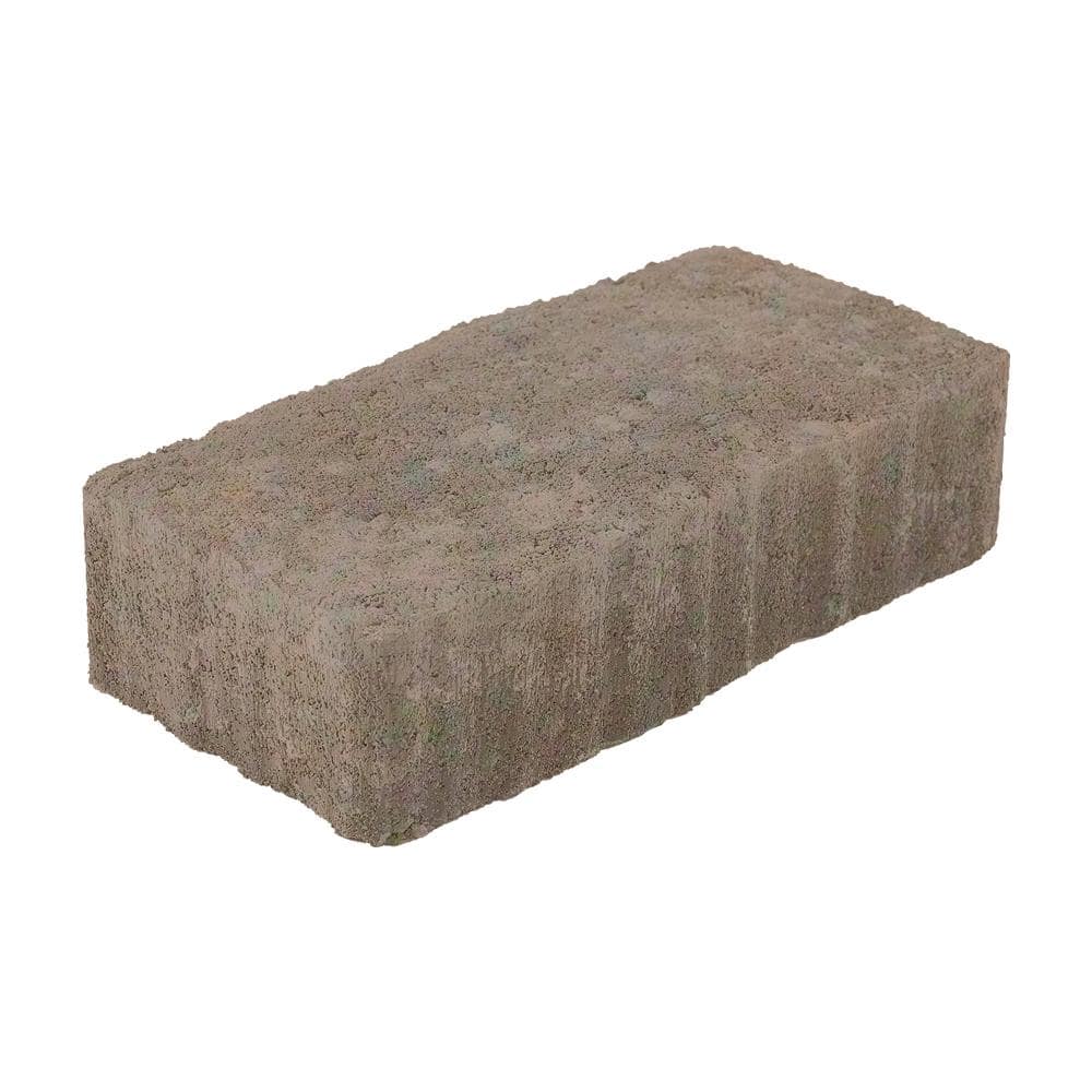 Pavestone Clayton 7 in. L x 3.5 in. W x 1.77 in. H Sand/Brown/Charcoal ...