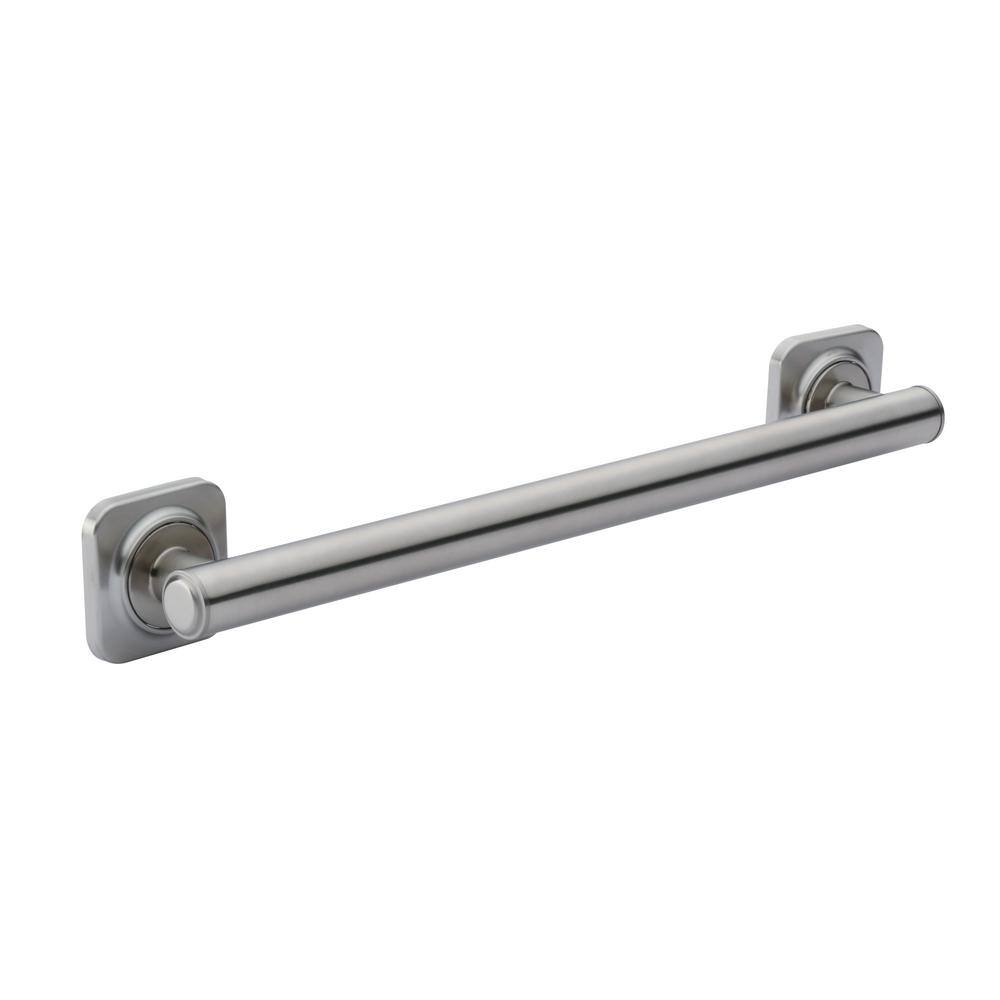 Glacier Bay 16 in. x 1.25 in. Dorind Decorative Grab Bar-Minimalist ...