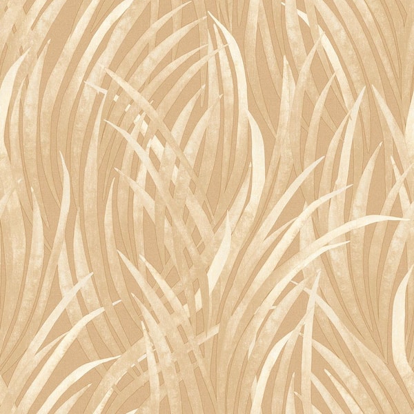 Veer Decor Adelia Tall Grass Yellow Wallpaper Sample VRBT02-546W1 - The ...
