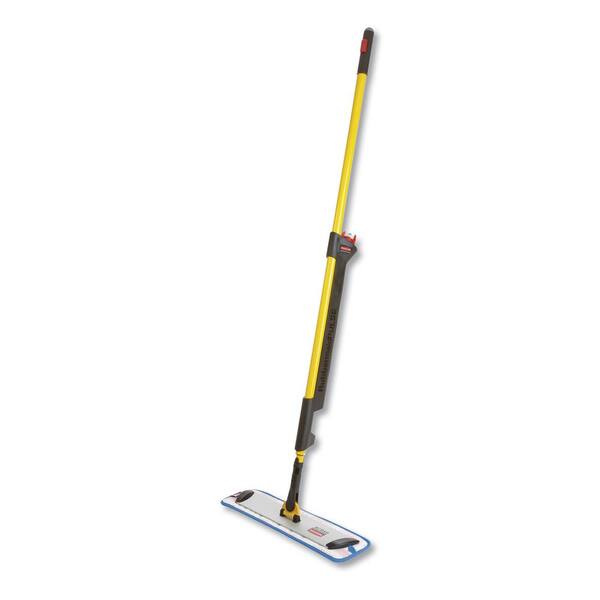 17 in. W Pulse Microfiber Spray Mop System, 52 in. Yellow Plastic ...