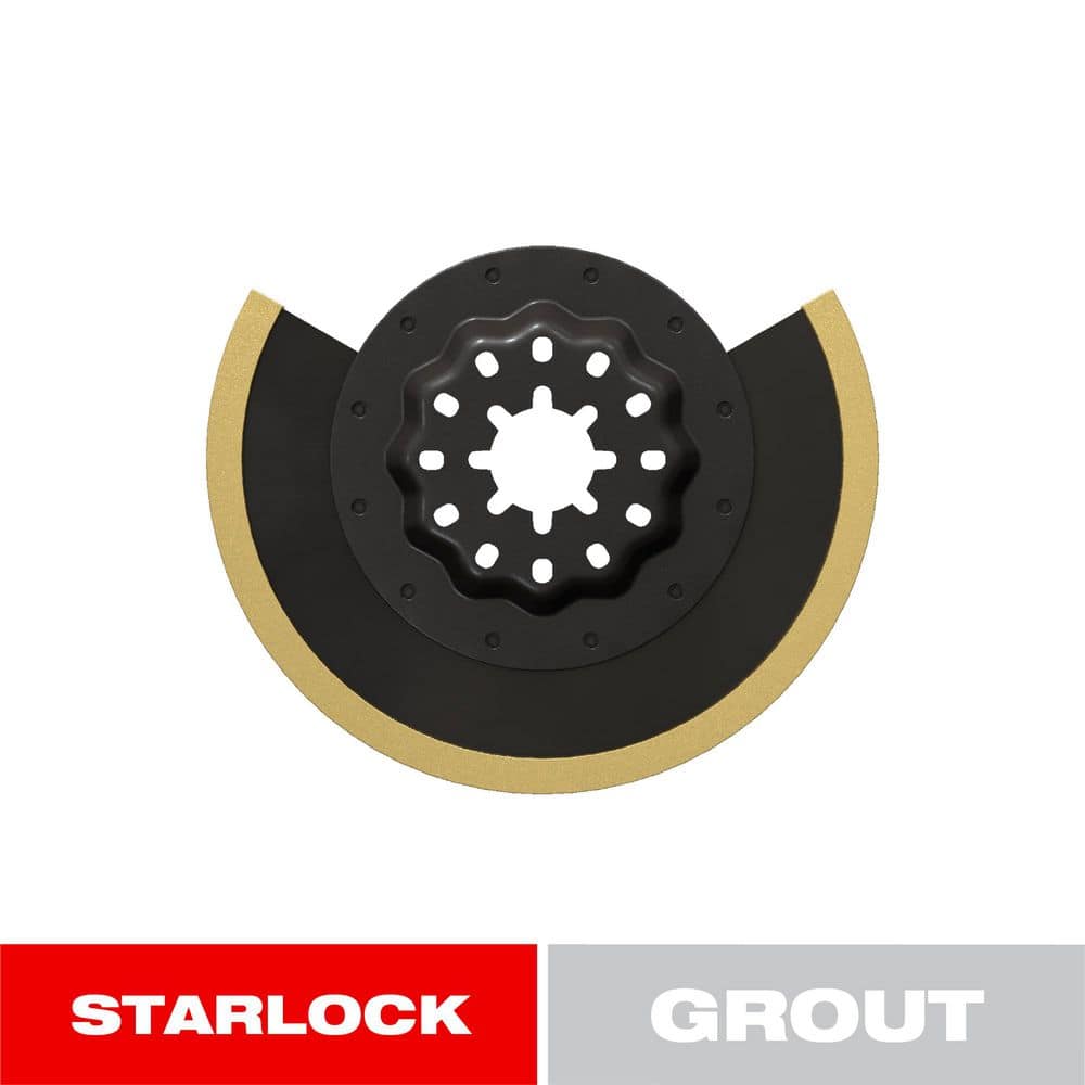 DIABLO 3-3/8 in. Starlock Carbide Grit Oscillating Blade for Grout ...