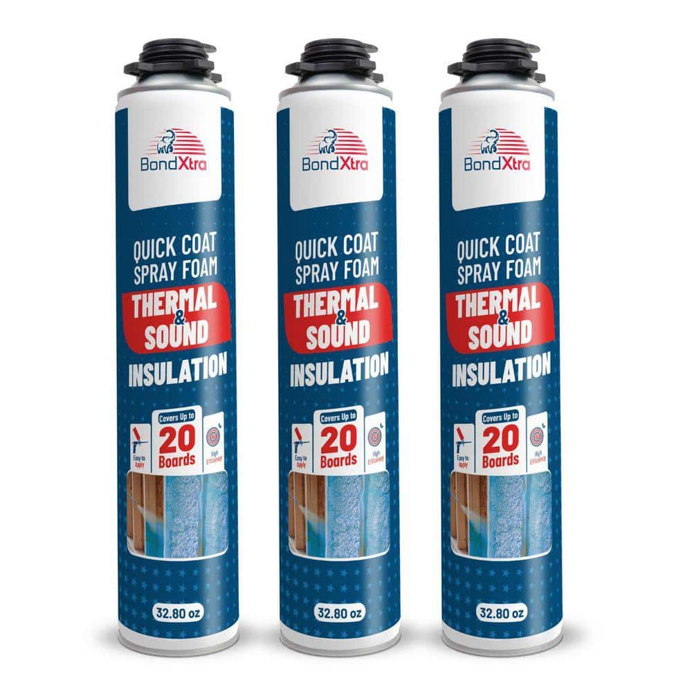 BondXtra BX930 Insulation Spray Foam Sealant 32.8 oz. Self-Expanding ...