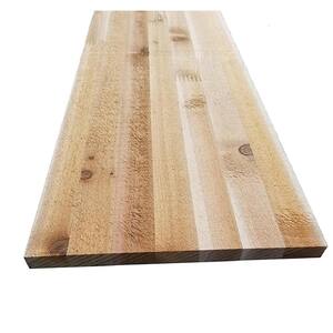 1 in. x 12 in. x 8 ft. KD S1S2E 3/4 in. STK CEDAR BOARD 1x12x8' 3/4 ...