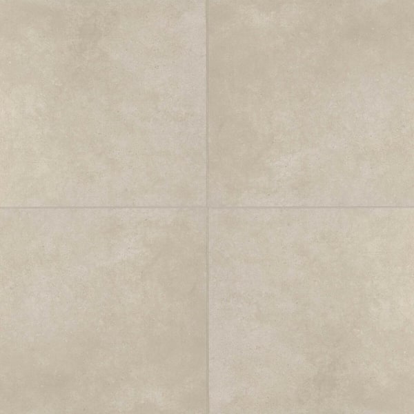 Bedrosians Sample-Materika 4 in. x 5 in. Sand Porcelain Floor Subway ...