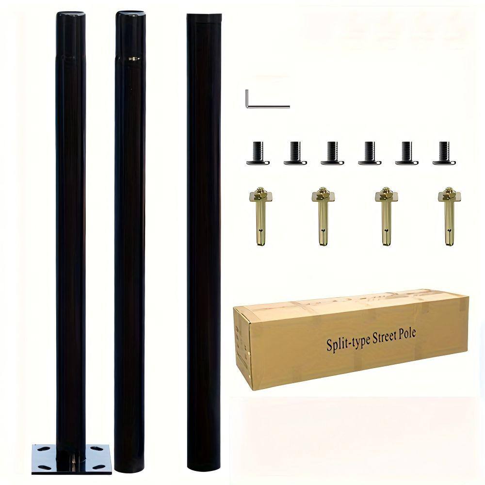 Tatayosi 10.1 ft Tall Splicing Rod(3-Pieces), Street Lamp Post for ...