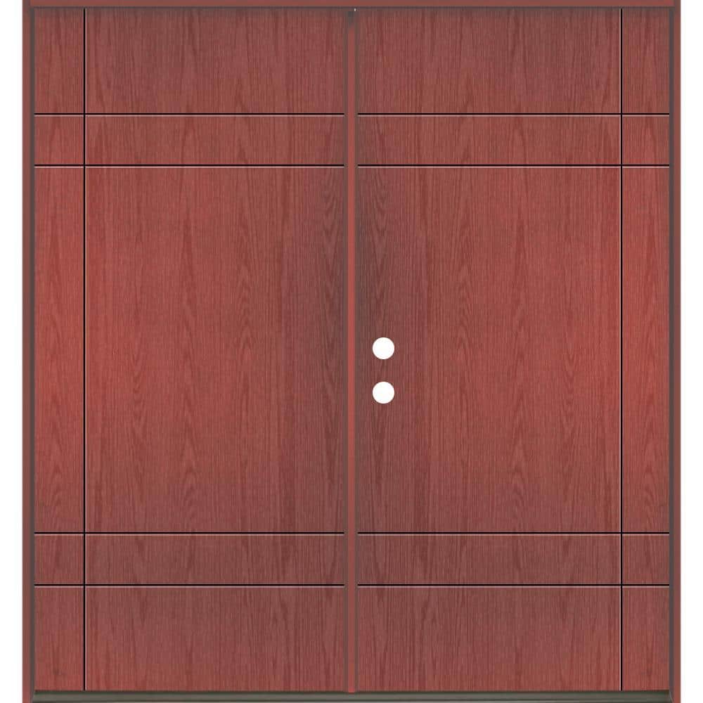 Krosswood Doors SUMMIT Modern 72 in. x 80 in. Right-Active/Inswing ...