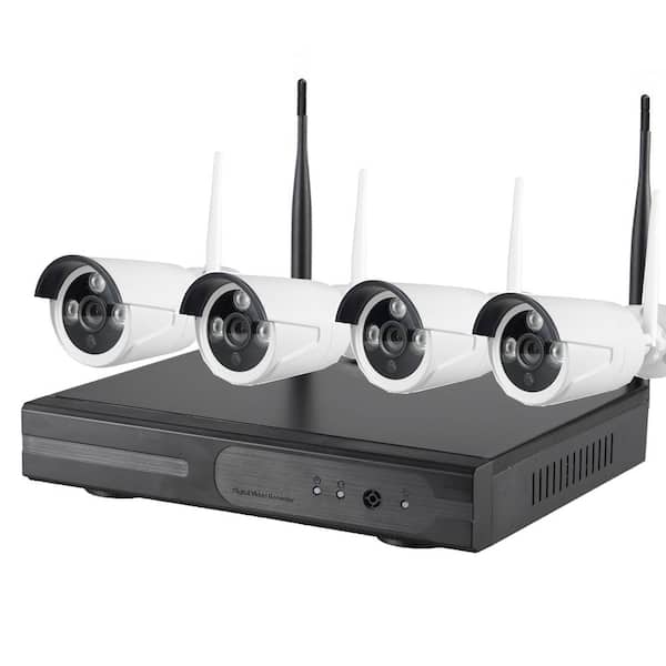 Wireless 8CH 1080p HD 2TB HDD NVR WiFi Surveillance System with HDMI ...