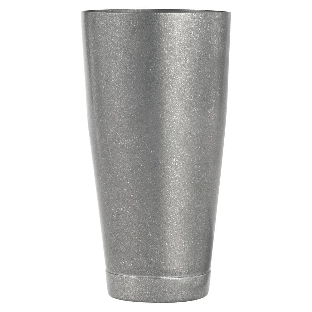 Winco After 5, Shaker Cup, 28 oz, 3-5/8" dia. x 7"H, 18/8 SS, Crafted Steel Finish BASK-28CS ...