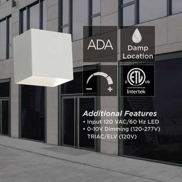 277 Volts Led Modern Wall Sconce