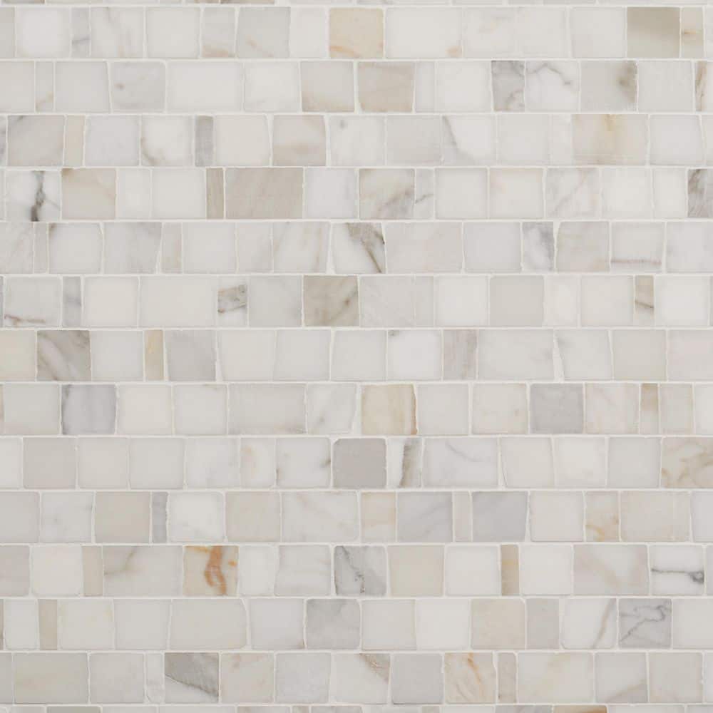 Ivy Hill Tile Heritage Calacatta Gold 12 in. x 12 in. Hand Clipped ...