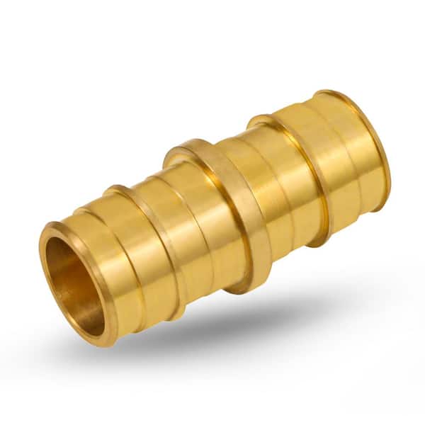 PLUMBFLEX 3/4 in. 90° PEX A Expansion Pex Coupling, Lead Free Brass for ...