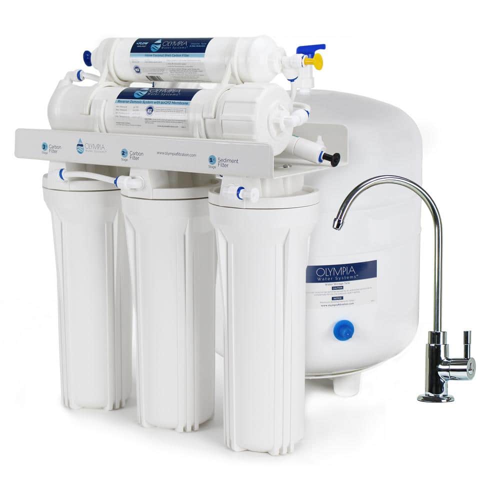 Olympia Water Systems 5-Stage Undersink Reverse Osmosis Water ...
