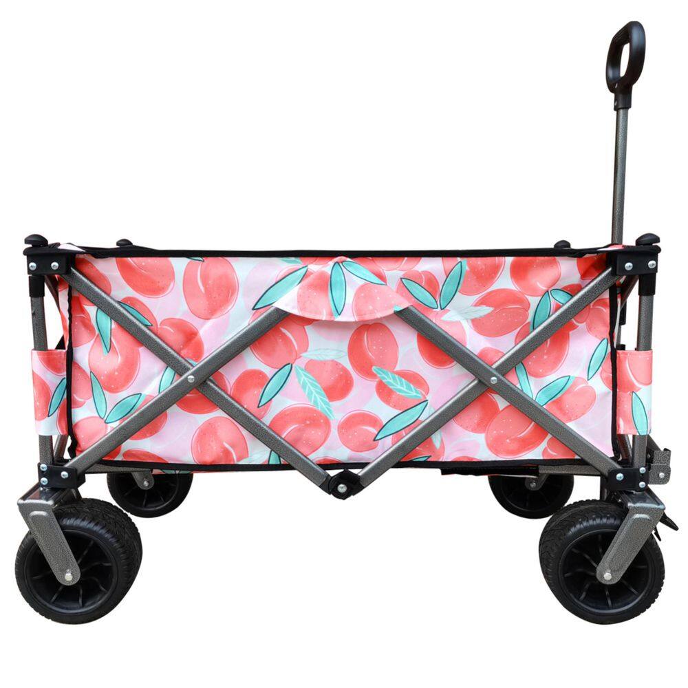 6 cu. ft. Steel Utility Park Garden Cart Tool Folding Camping Trolley ...
