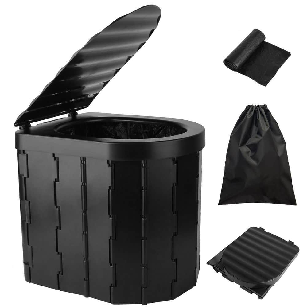 Tahanbath Non-Electric Foldable Emergency Portable Waterless Toilet for ...