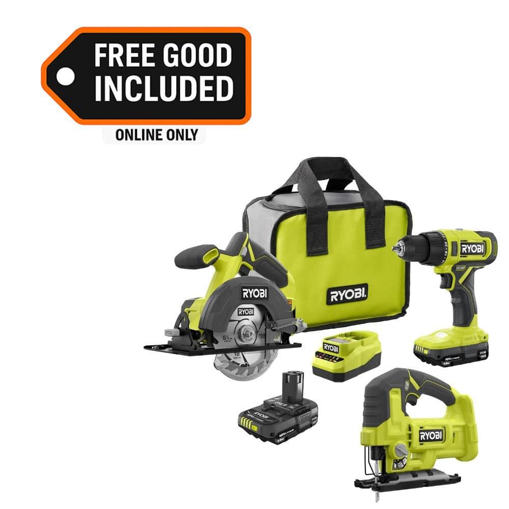 Reviews for RYOBI ONE+ 18V Cordless 2-Tool Combo Kit with (2) 1.5 Ah ...