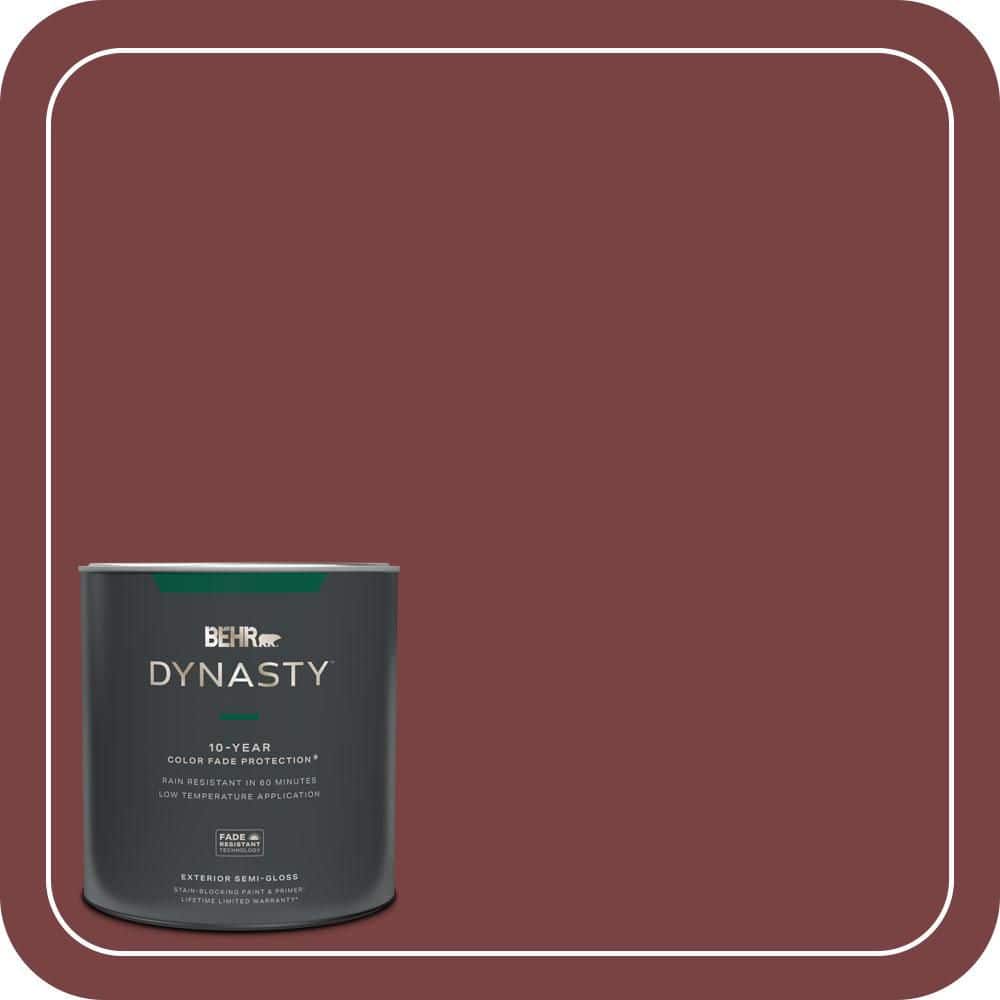 BEHR DYNASTY 1 qt. #S-H-140 Cinnamon Cherry Semi-Gloss Exterior Stain ...
