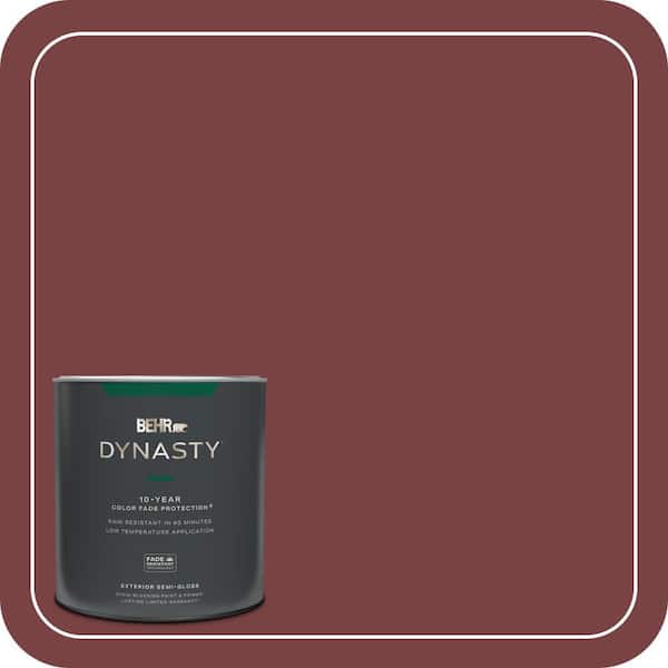 BEHR DYNASTY 1 qt. #S-H-140 Cinnamon Cherry Semi-Gloss Exterior Stain ...