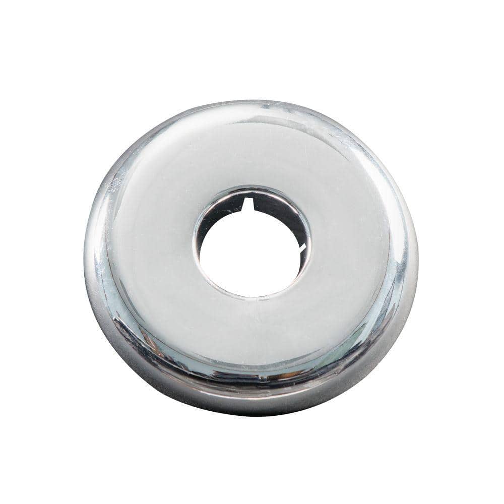 Oatey 1/2 in. Chrome-Plated Plastic Iron Pipe Size Flange Escutcheon ...