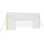 OPEN GOAAAL Soccer Practice Net Rebounder Backstop with Goal, Junior JX ...