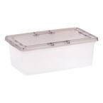 Sterilite 6 Qt. Storage Box in White and Clear Plastic 16428960 - The ...