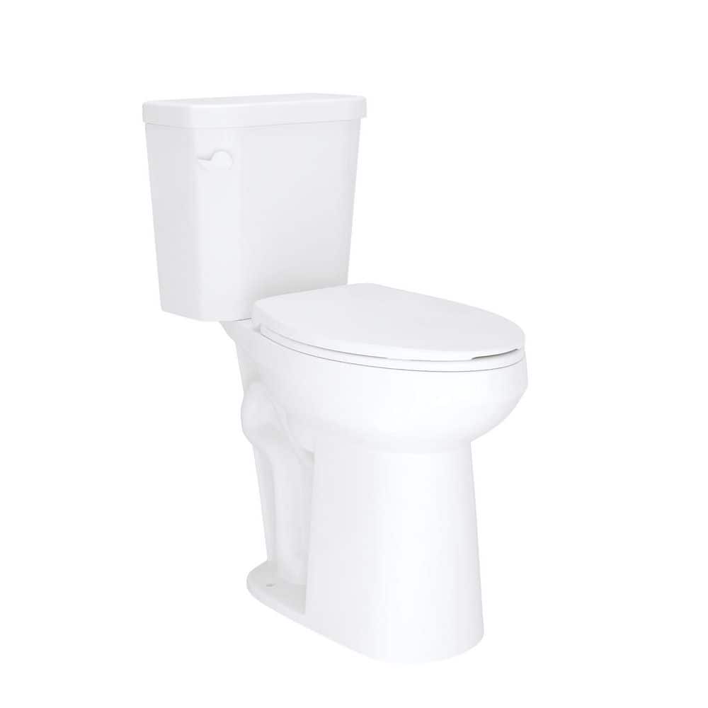 DEERVALLEY 21 in. Extra Tall 2-Piece 1.28 GPF Single Flush Elongated ...