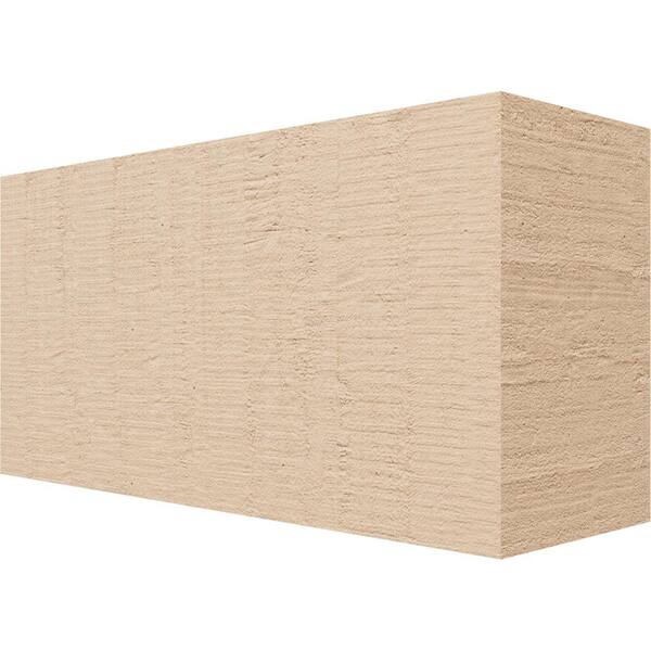 Ekena Millwork 2-in. x 4-in. x 32-in. Block Woodgrain, Primed Tan ...