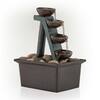 Alpine Corporation 8 in. Tall Indoor/Outdoor 4-Tier Step Tabletop ...
