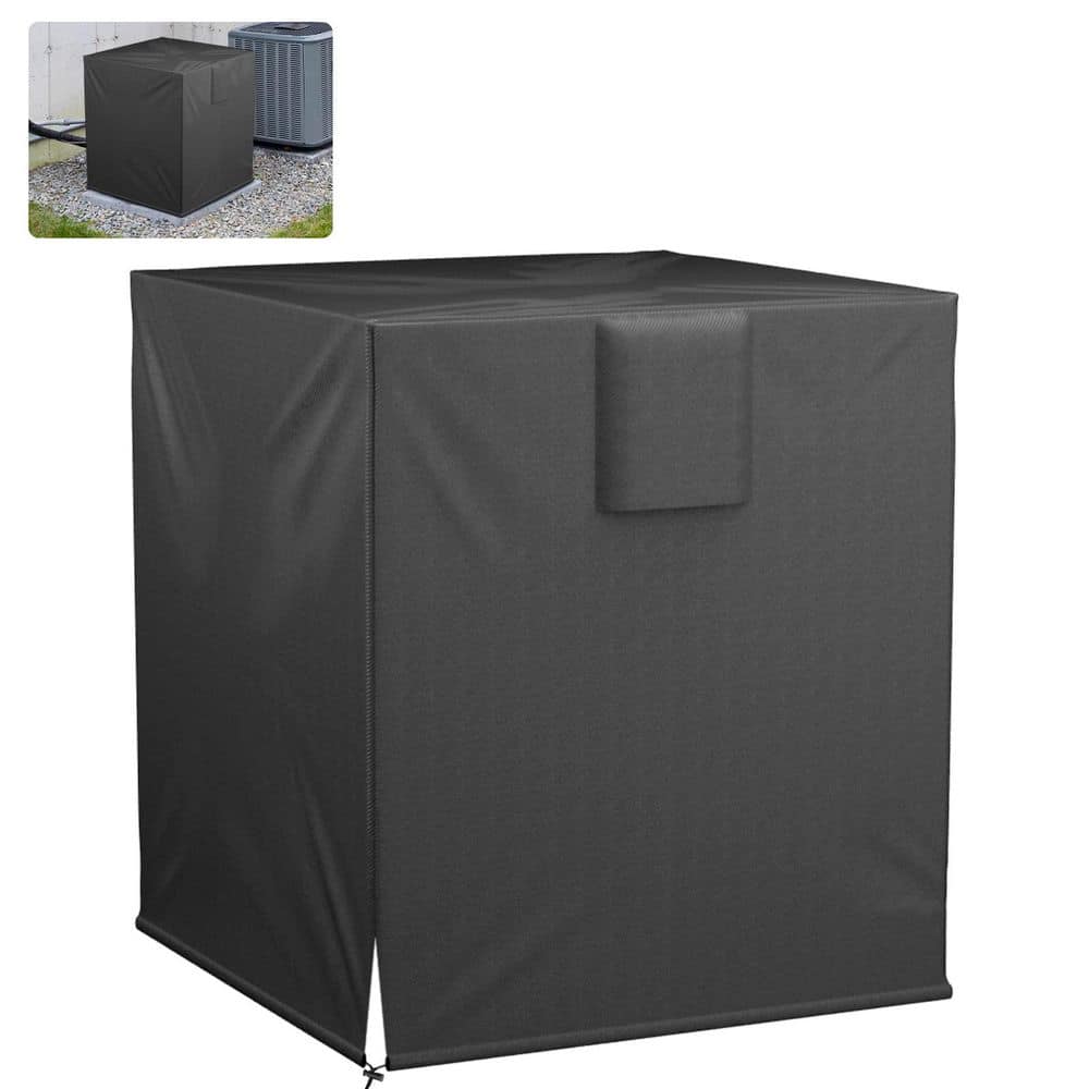 32 in. W x 32 in. D x 36 in. H Black Waterproof Heavy Duty Outdoor Air ...