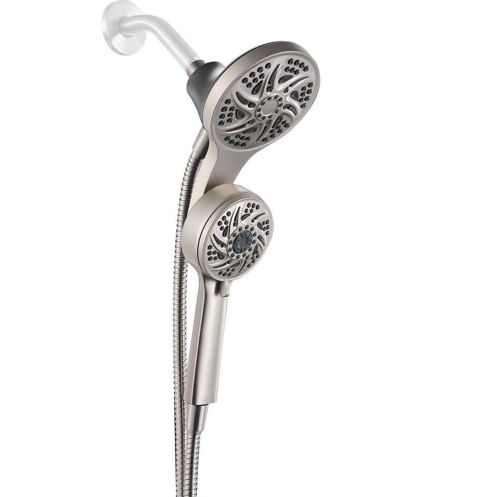cobbe High Pressure Dual Shower Heads 6-Sprays Wall Mount Handheld ...