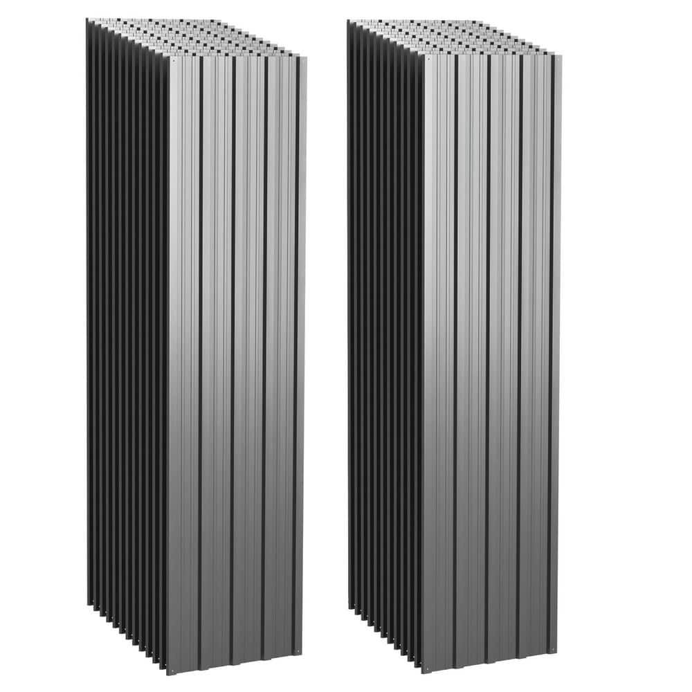 Hohuqeri 6.1 ft. x 1.4 ft. Corrugated 30-Gauge Galvanized Steel Roof ...