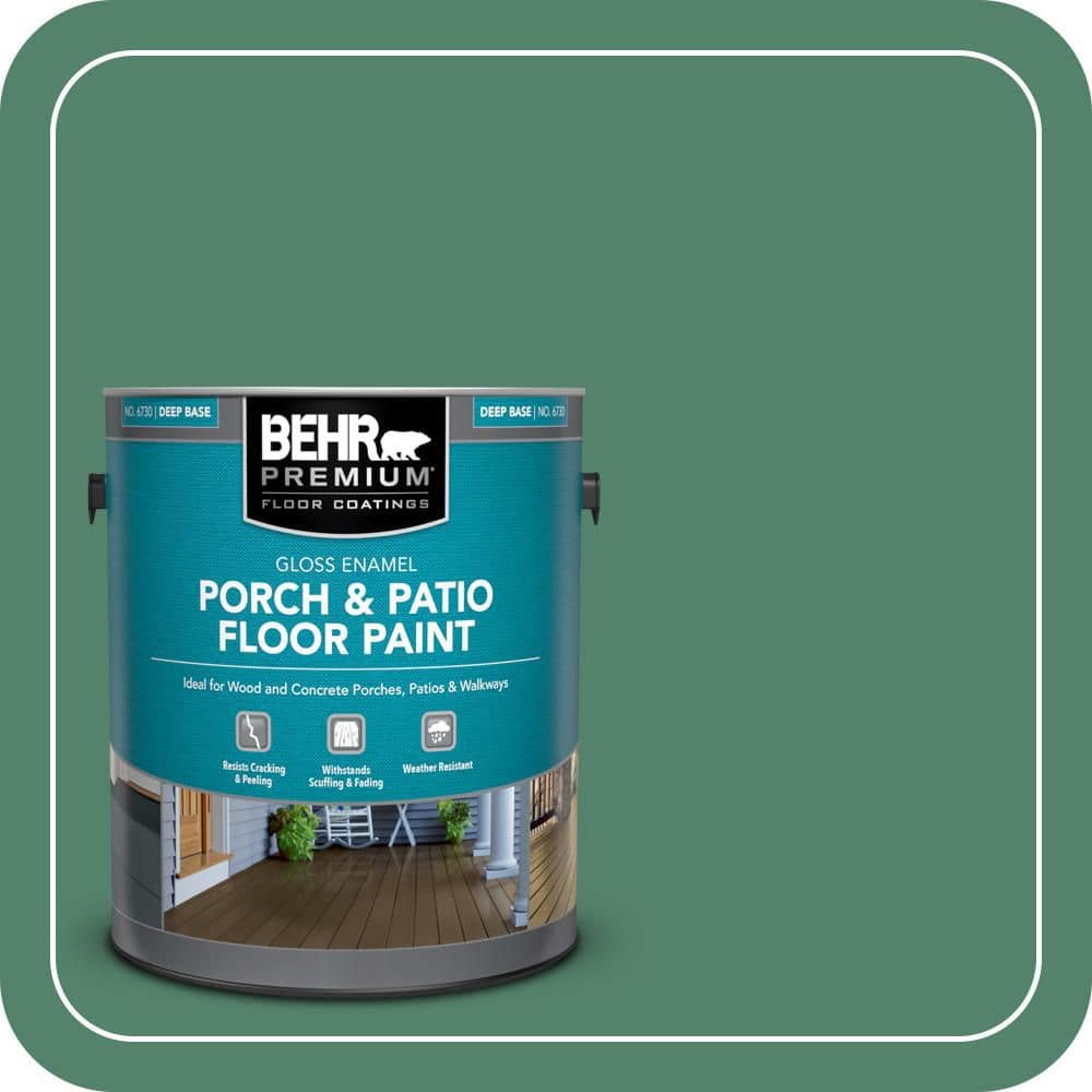 BEHR PREMIUM 1 gal. #M420-6 Tournament Field Gloss Enamel Interior ...