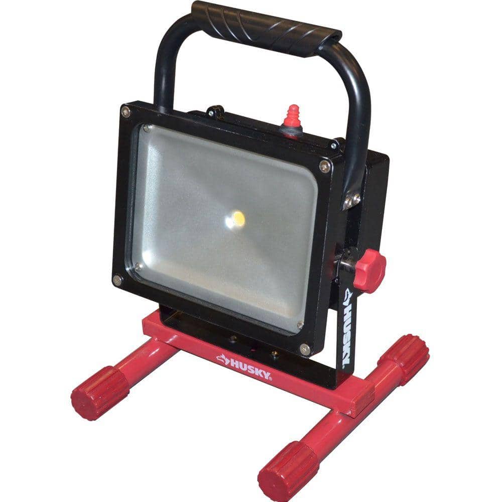 Husky Rechargeable 1000-Lumen 25-Watt LED Work Light K40013 - The Home ...