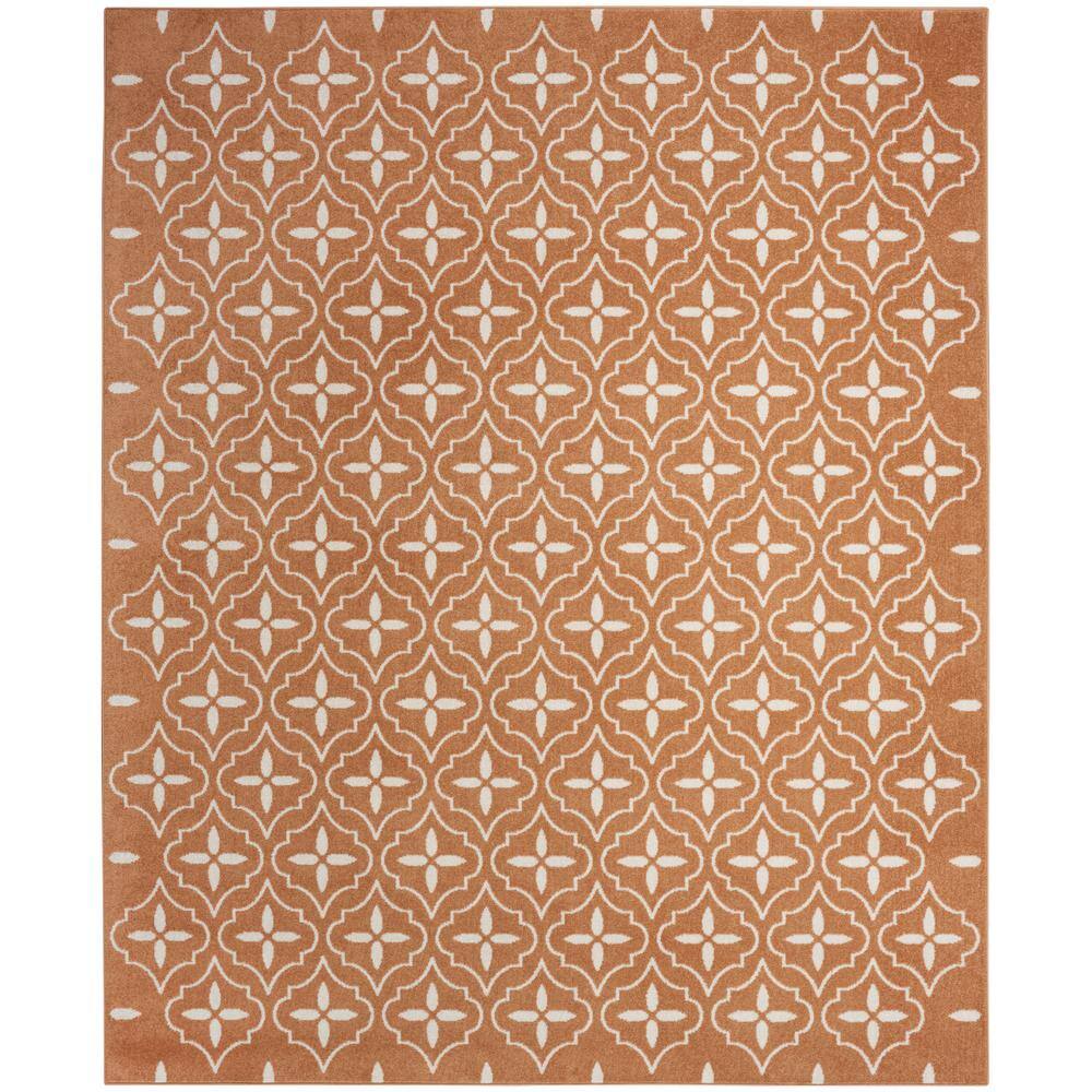 Nourison Home Nourison Essentials Copper 8 ft. x 10 ft. Moroccan ...