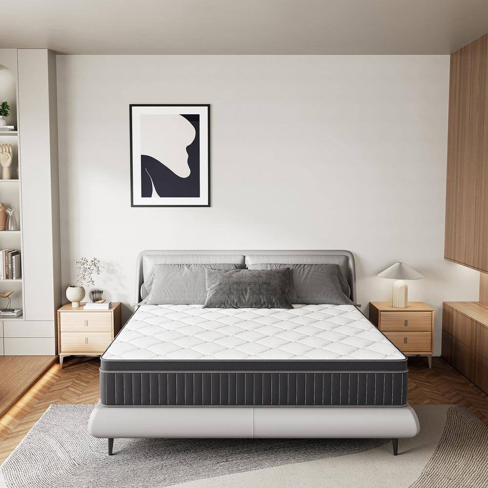 Babo Care FULL Size Medium Hybrid Memory Foam and Innerspring 12 in ...