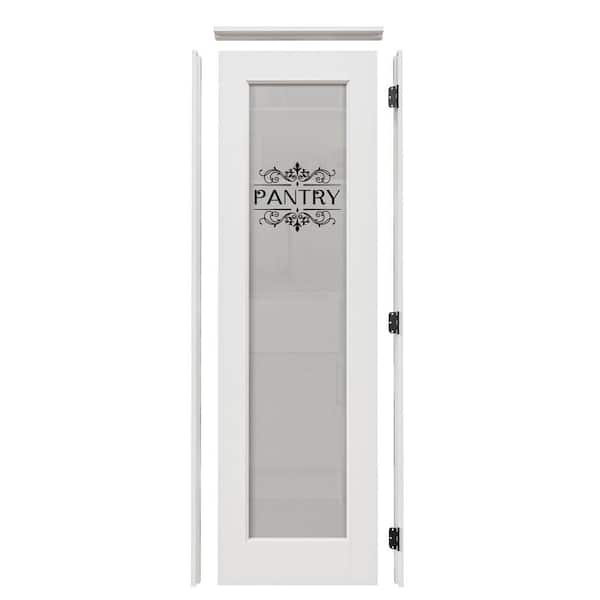 Reviews for ARK DESIGN 24 in. x 80 in. 1-Lite Frosted Glass Left White ...