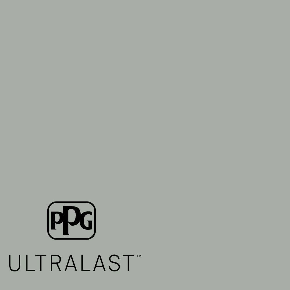 PPG UltraLast 1 gal. #PPG1033-4 Light Drizzle Semi-Gloss Interior Paint ...