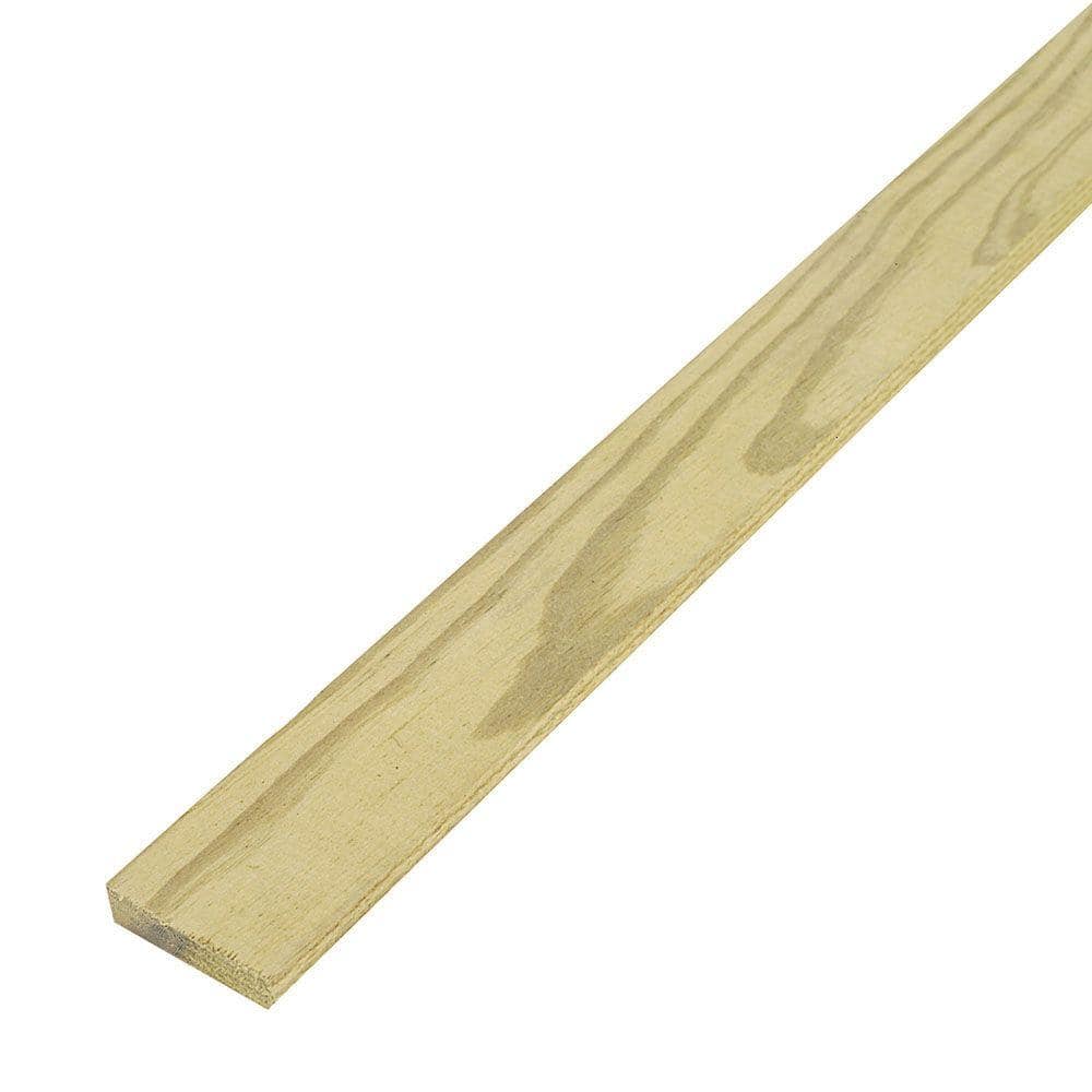 1/4 in. x 1-1/2 in. x 6 ft. Pressure-Treated Pine Lath 0101850 - The ...