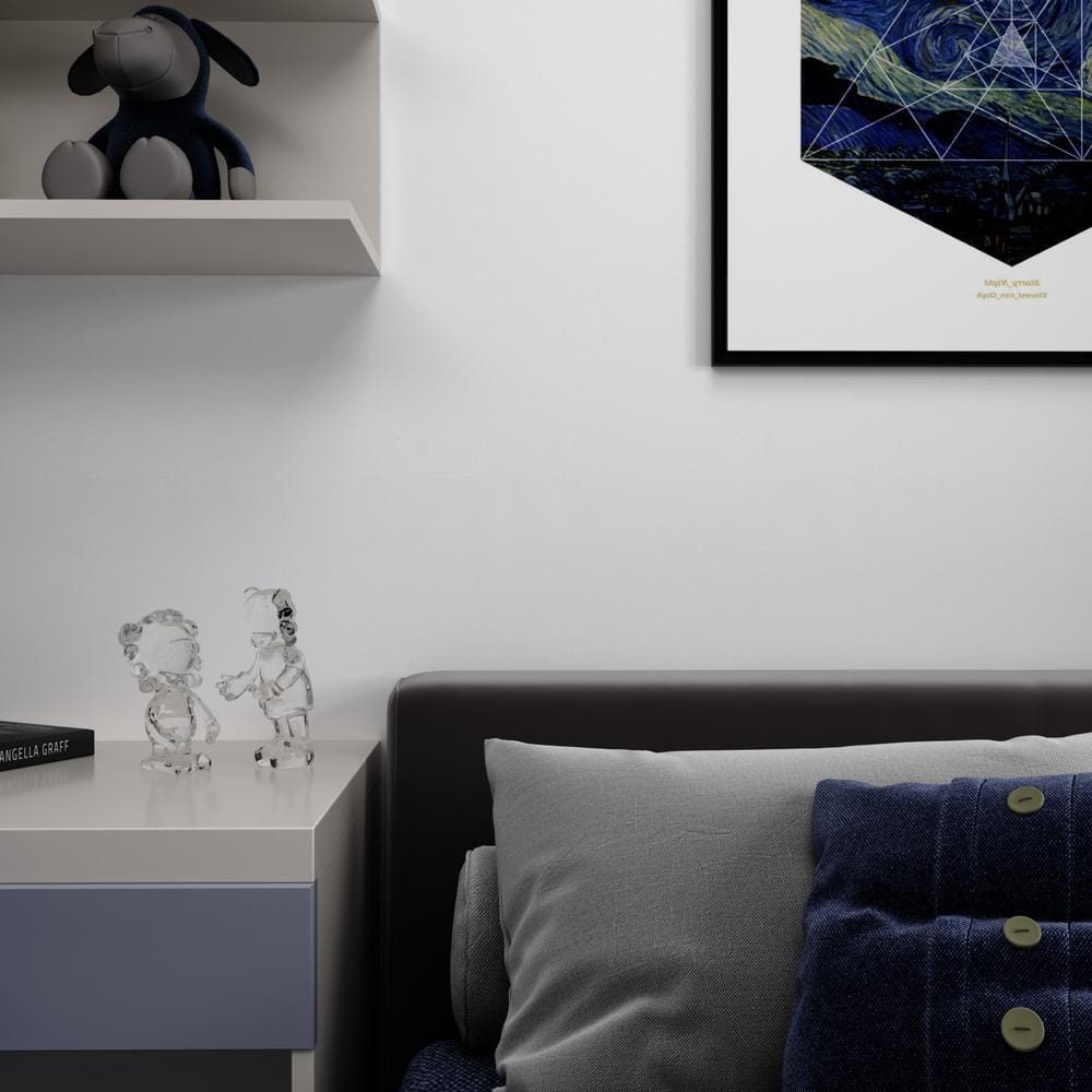 ilemong White Peel Stick Wallpaper Stick On Wall PVC Contact Paper Self ...