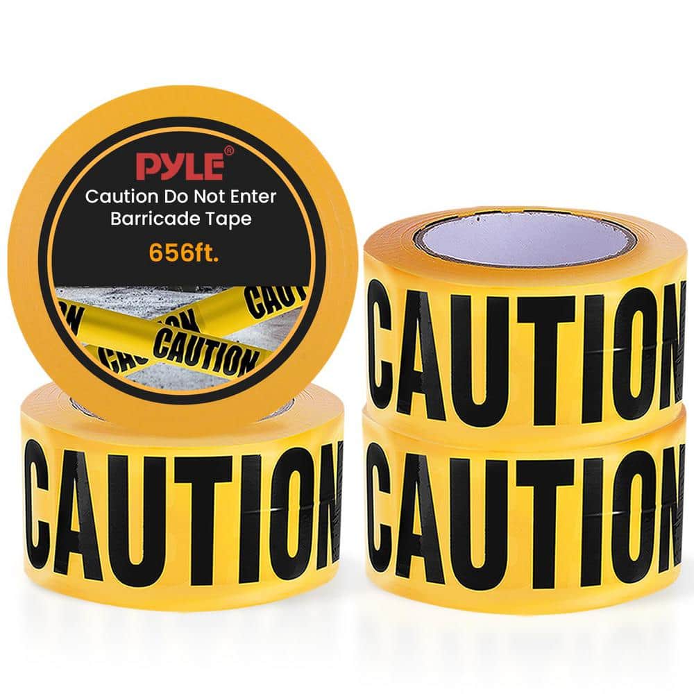 Pyle 4-Pieces 200 Meters Long Tape Roll Suitable for Do Not Enter ...