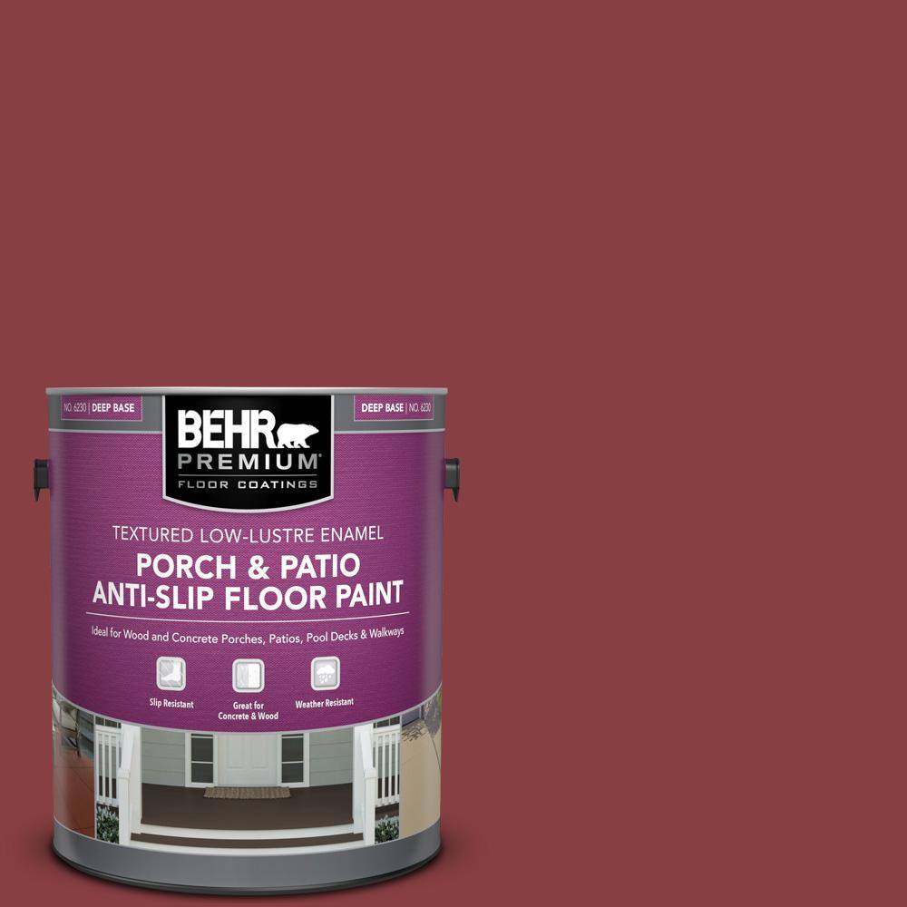 BEHR PREMIUM 1 gal. #S-G-140 Cherry Cobbler Textured Low-Lustre Enamel ...