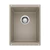 Blanco PRECIS Beige Granite Composite 13.75 in. Undermount Bar Sink in ...