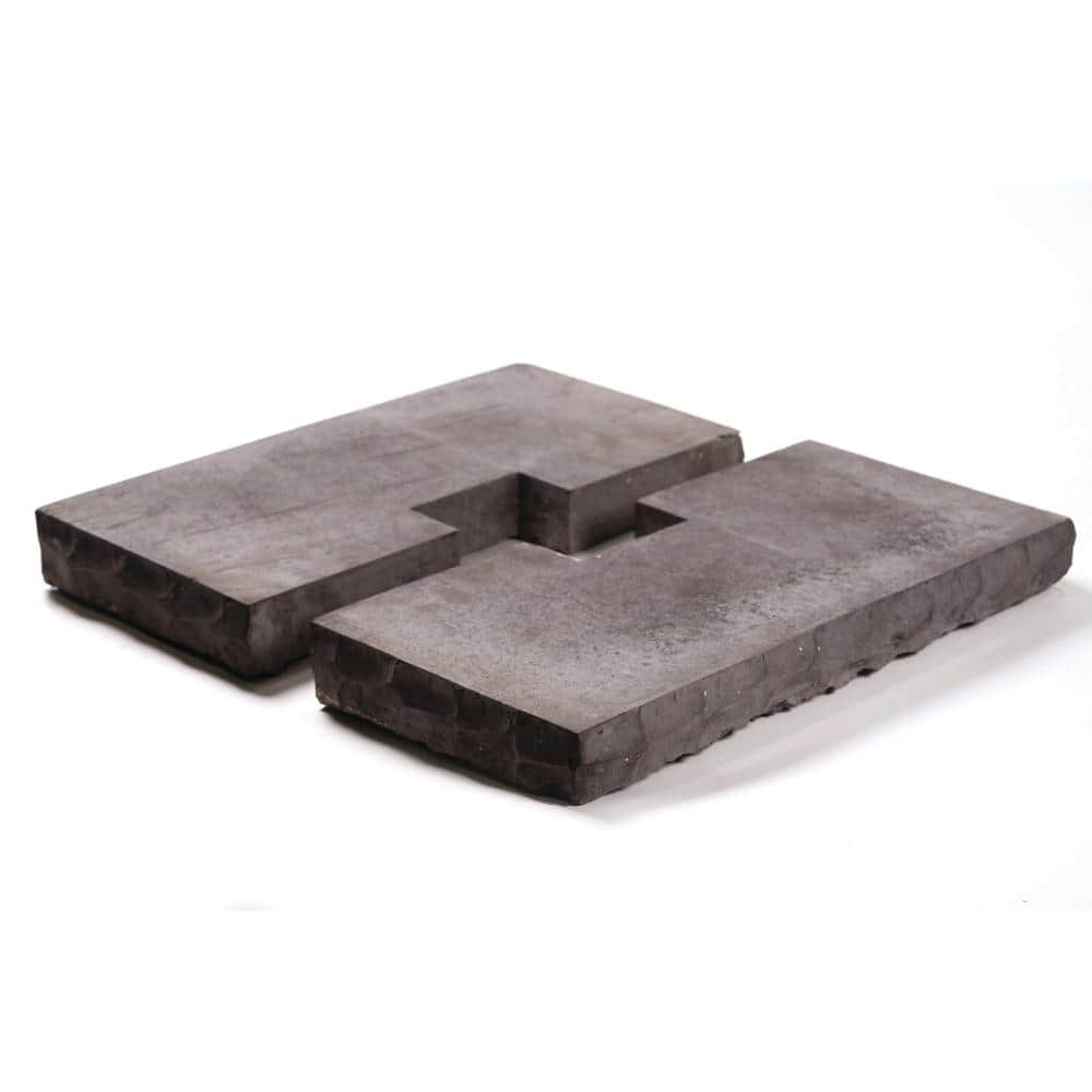 ClipStone Black Flat Split Column CapStone 18 in. x 18 in. for 4x4 Post ...