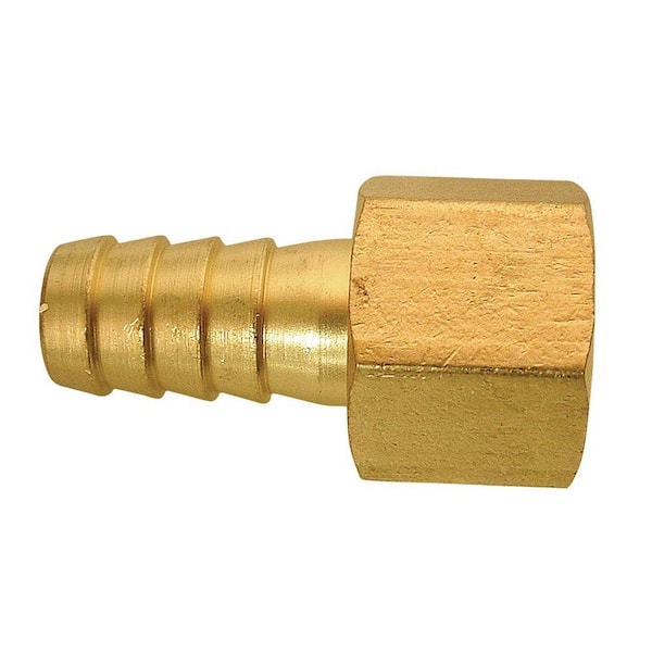 Everbilt 1/2 in. x 1/2 in. Brass Barb x FIP Adapter 903-692001 - The ...