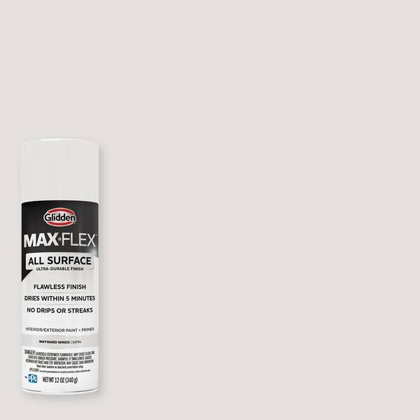 GLIDDEN MAX FLEX 12 oz. Satin Wayward Winds Interior/Exterior All ...