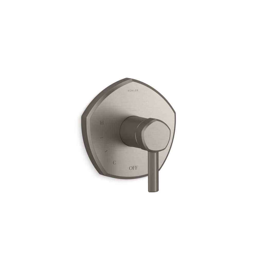KOHLER Occasion Lever 1-Handle Tub and Shower Faucet Trim in Vibrant ...