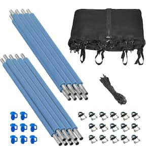 JUMPKING Trampoline Enclosure to Fit 14 ft. Round Frames for 4-Legs ...
