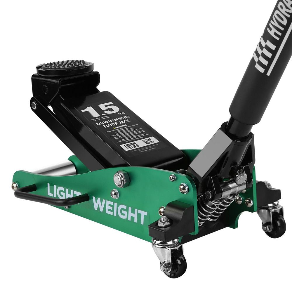 MYWISH 1.5-Ton Low Profile Aluminum and Steel Racing Floor Jack with ...