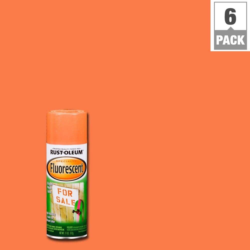 Reviews for Rust-Oleum Specialty 11 oz. Fluorescent Orange Spray Paint ...