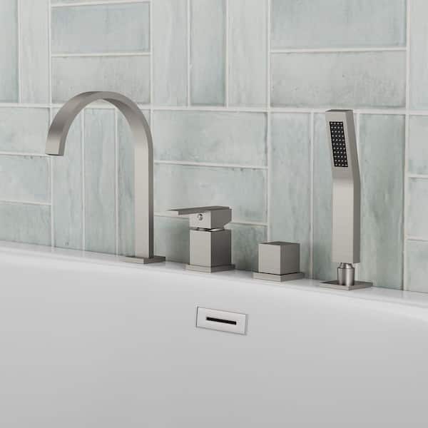 EVERSTEIN Single Handle 2-Spray Tub and Shower Faucet 2.4 GPM Faucet ...